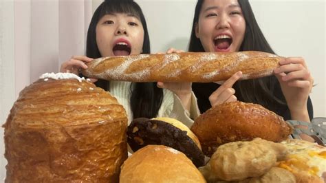 여러가지 빵 먹방 Asmr Youtube