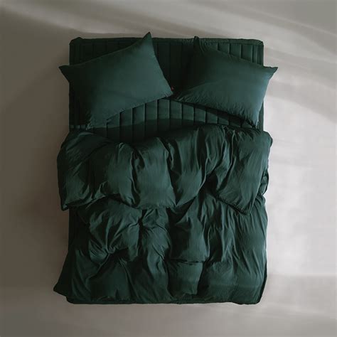 보웰 먼지없는 알러지케어 호텔침구 이불커버세트 딥그린 Sss Q K 위시버킷