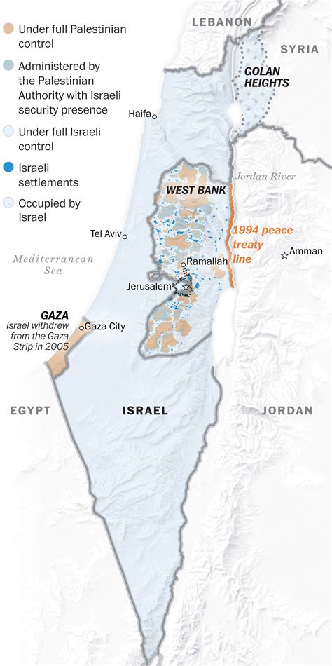 West Bank Map