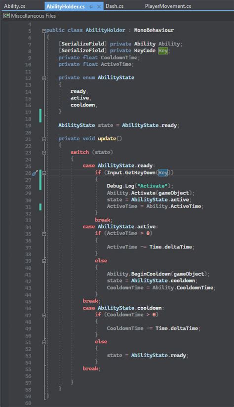 Player Wont Dash Runity2d