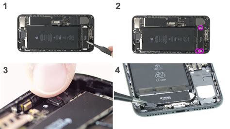 расположение винтов айфон 7 плюс