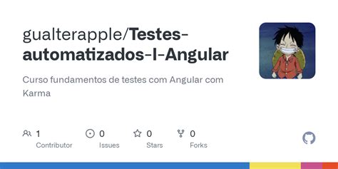 Github Gualterappletestes Automatizados I Angular Curso Fundamentos