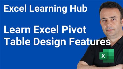 Learn About Excel Pivot Table Design Features 026 Youtube