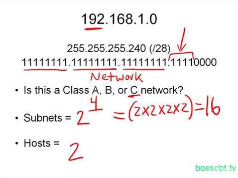 How To Find The Number Of Subnets Valid Hosts YouTube