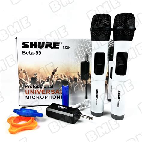 Jual E6c Mic Wireless Shure Beta 99 New Design Wireless Microphone P8k