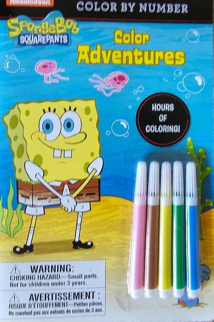 Sesame Street Spongebob Squarepants Color Adventures Color By Number Eur 1 07 Picclick Fr