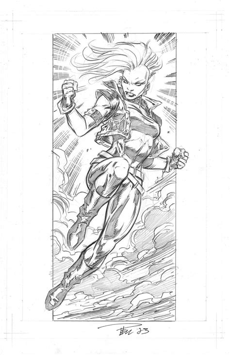 Storm By Paul Pelletier In Hulk 213s Paul Pelletier Marvel Gallery Comic Art Gallery Room