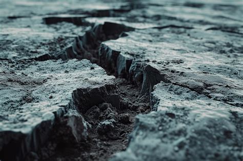 Premium Photo Fault Like Fracture In The Ground Or Terrain