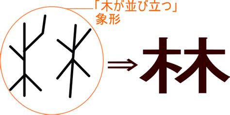 林という漢字の意味成り立ち読み方画数部首を学習
