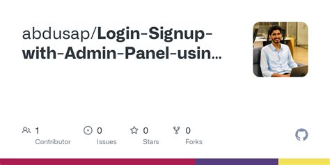 Github Abdusaplogin Signup With Admin Panel Using Mongodb Express Nodejs