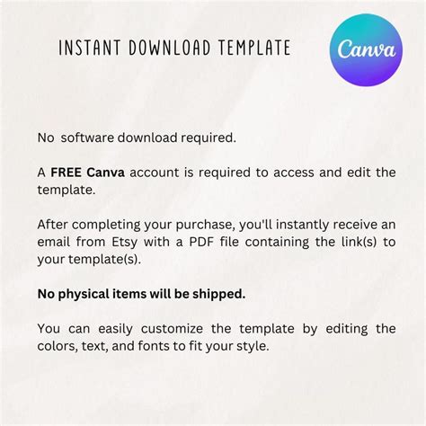 Birthday Invitation Canva Template Digital Download Editable Birthday