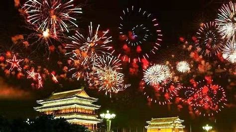 2019 Beijing National Celebration Fireworks Show Fireworks Fireworks Show Holiday