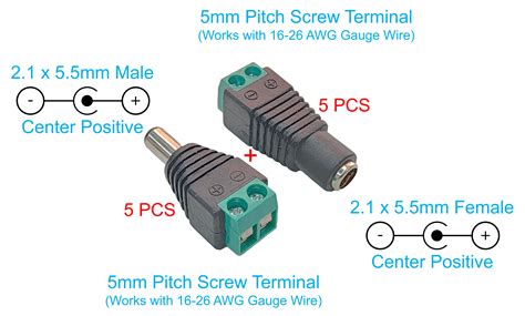 Diyables Dc Power Jack Plug Adapter Connector For Arduino Esp32 Esp8266 Raspberry Pi