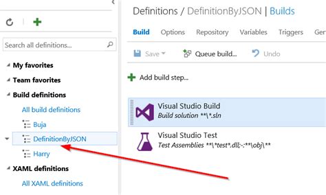 Using Json Via Rest To Create Build Definitions In Vso Alm By Erick Segaar