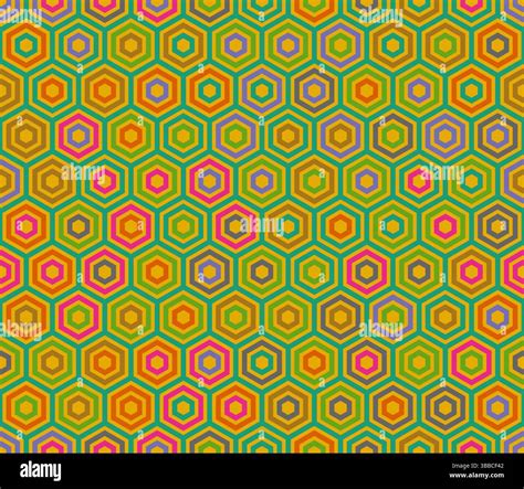 Geometric Pattern Plain Hexagon Frames Hexagonal Shapes Multiple