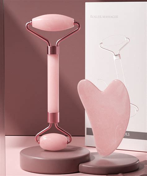 당일배송11할인 로즈쿼츠 마사지기 괄사 마사지기 셀프마사지 바디마사지 얼굴마사지 페이스롤러