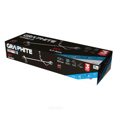 GRAPHITE Brush Cutter 36v Li Ion Brushless Energy Toolsidee Co Uk