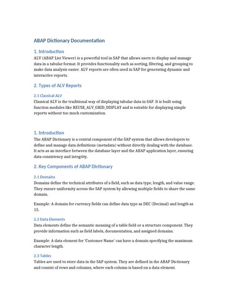 Abapdictionarydocumentation Pdf Databases Database Index