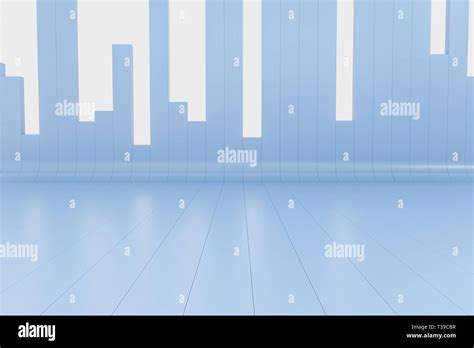 3d rendering graph chart background business graph computer digital