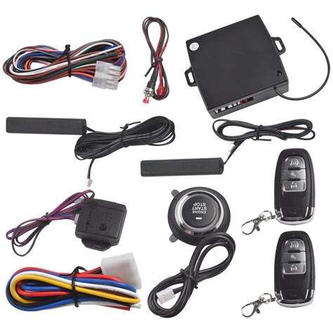 Car One Button Start Keyless Entry Engine Alarm System Remote Starter