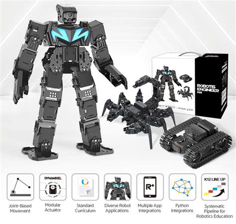 Kit Robot Construction Programmation Jouet Éducatif HumanoÏd Robotis Engineer Kit 2 Robotis