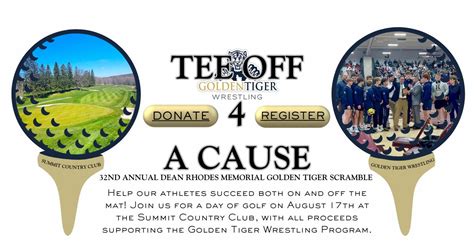 Joshua W Strohm On Linkedin Goldentigerscramble Teeoff4acause Supportyouthsports