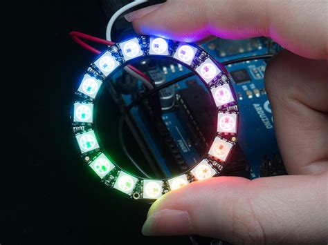 Neopixel Ring 16 X Ws2812 5050 Rgb Led Hobbyelectronica