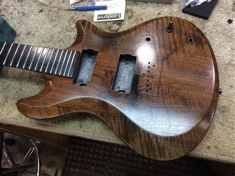 Installing A Schaller Hannes Bridge System Strange Guitarworks