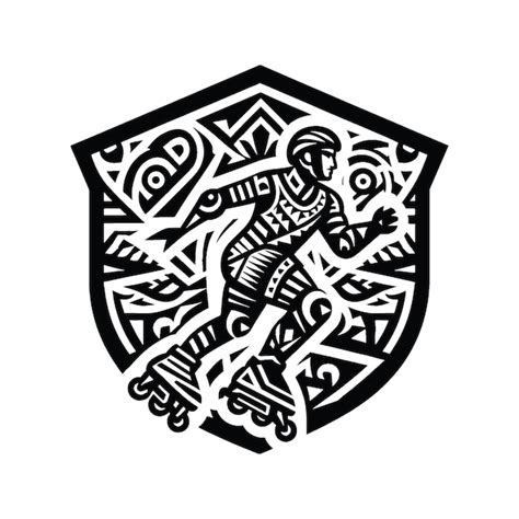 Inline Skating Roller Skate Premium Ai Generated Vector