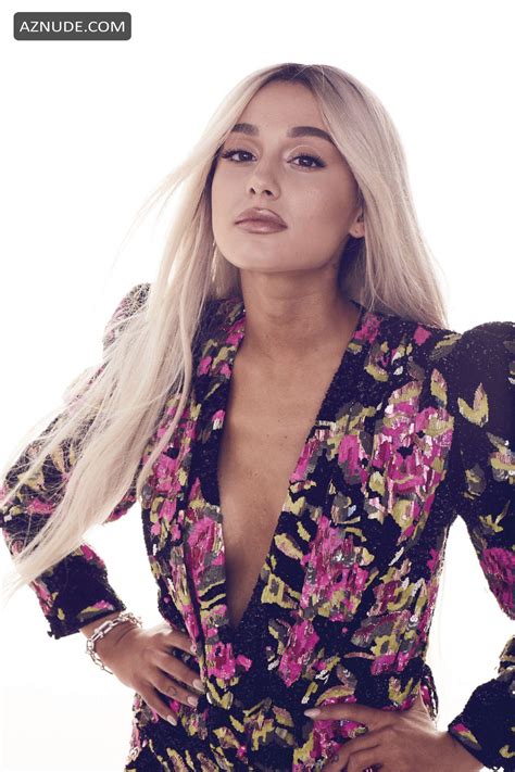 Ariana Grande Sexy And Topless By Alexi Lubomirski For Elle Magazine
