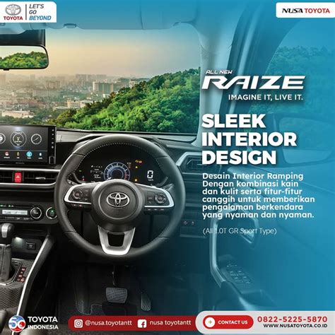 Desain Interior Toyota Raize Tampil Ramping Dan Elegean Nusa Toyota News