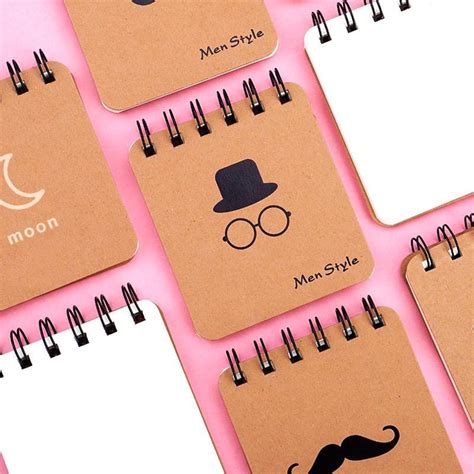 My Ready Stock 70 Sheets Pax Black Beard Weather Coil Notebook Portable Mini Notepad Notebook