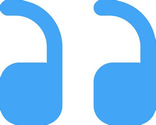 Closing Inverted Quotation Bracket Mark Used Vector Image