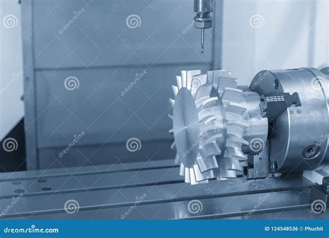 The 3 Axis CNC Milling Machine Stock Photo Image Of Mold Mill 124548536