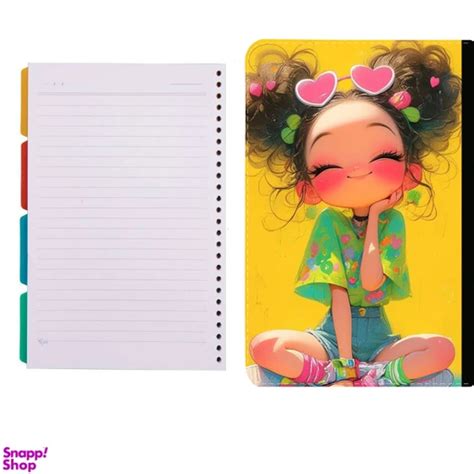 خرید و قیمت کلاسور طرح دخترانه کد 27 به همراه کاغذ کلاسور ترب