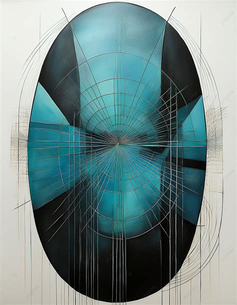 기하학적 선과 모양을 특징으로 하는 추상 청록색 및 검정색 아트웍 배경 배경 화면 및 일러스트 무료 다운로드 Pngtree