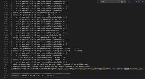 Server Randomly Crashing Caused By Memory Corruption Page 2 Bug Reports Cfxre Community