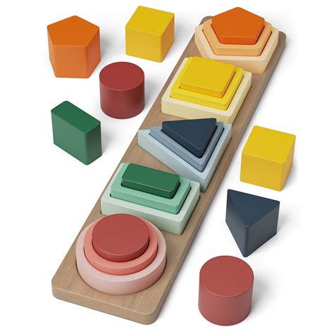 Образователна играчка за деца Монтесори Интерактивна Екологично естествено дърво За