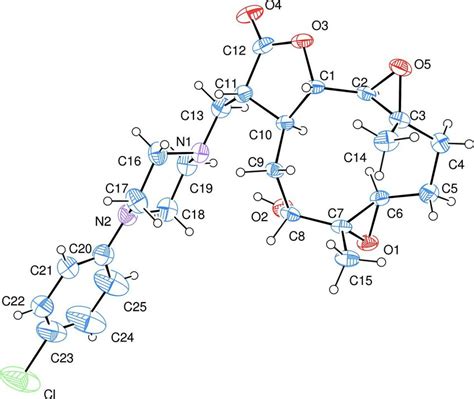 Molecular Structure Of The Title Compound With The Atom Labelling