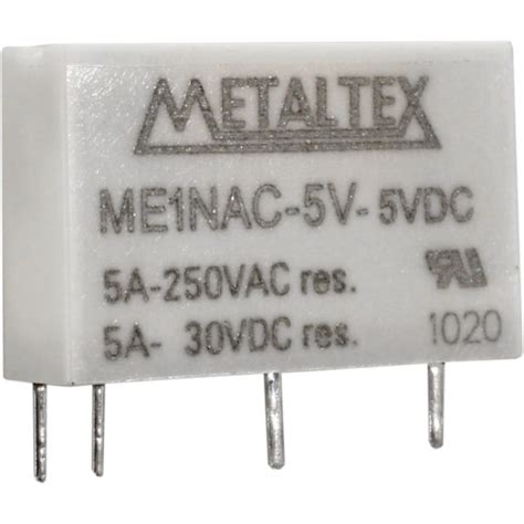 Rele Me1nac 5v 5vcc 1na 5a Me1nac 5v Equitronic