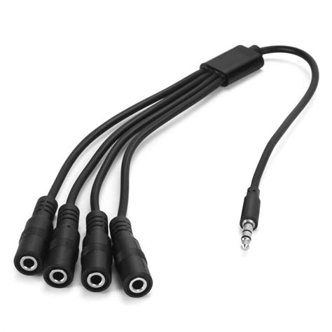 Mm Headphone Splitter Cable ONXE Inch AUX Stereo Jack Audio