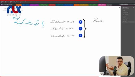 انواع روتینگ نحوه نوشتن default route ویدئو آموزشی جلسه 12