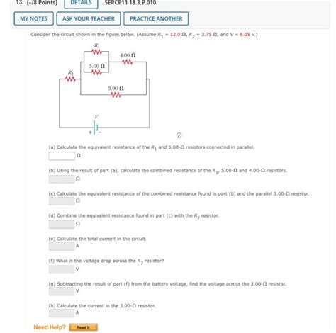 Solved 13 8 Points Details Sercp11 18 3 P 010 My Notes