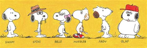 Snoopy And His Siblings By Toondrawer5 On Deviantart