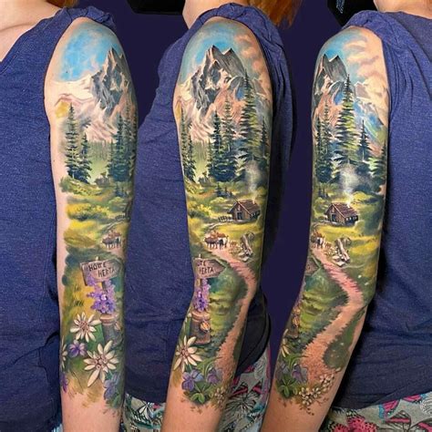 Nature Tattoos Sleeve Captivating Tattoo Designs Inspired By The Wild