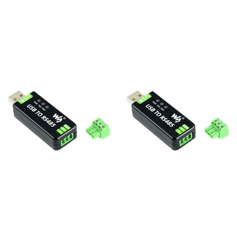 2x Usb To Rs485 Serial Converter Rs485 Communication Module 300 921600bps Built In Esd