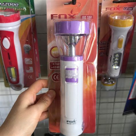 Jual Senter Fox Emergency 102 Senter Fox Ge 102 Sorot Emergency Lampu