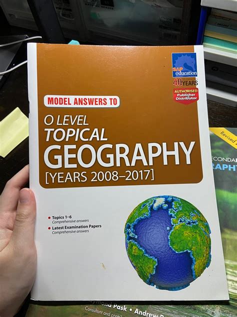 Olevel Topical Geography Model Answers Hobbies And Toys Books And Magazines Assessment Books On