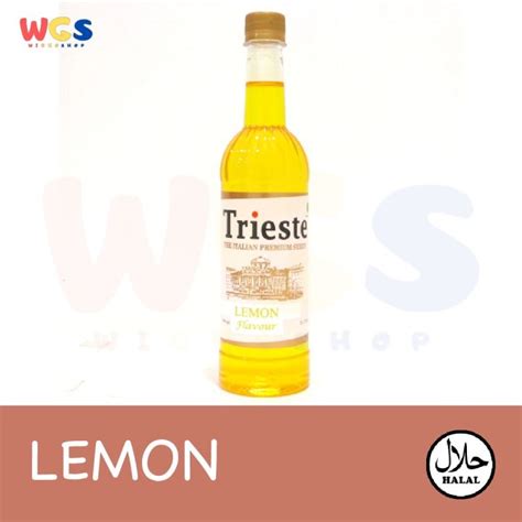 Trieste Syrup Lemon Flavored 650ml Sirup Rasa Lemon Lazada Indonesia