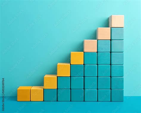 Achieving Business Growth A Visual Representation Of Strategic Steps And Incremental Progress